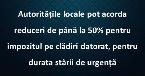 Reducere impozit pe clădiri 2020 | TheExperts.ro